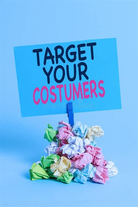 Text Sign Showing Target Your Costumers Conceptual Photo Specific