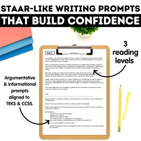 Staar Ecr Practice Prompts Extended Constructed Response Writing Argumentative