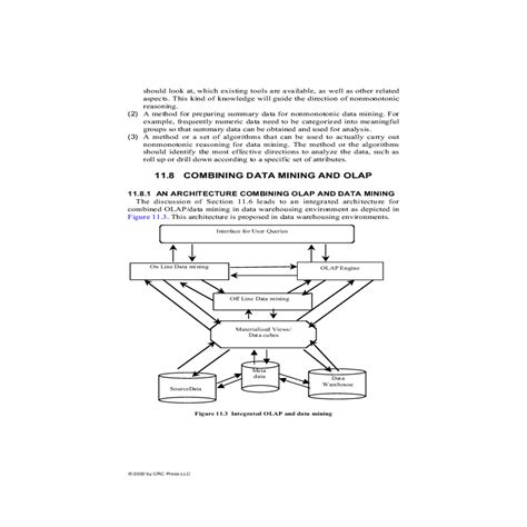 How Put Together Different Aspects Olap And Data Mining