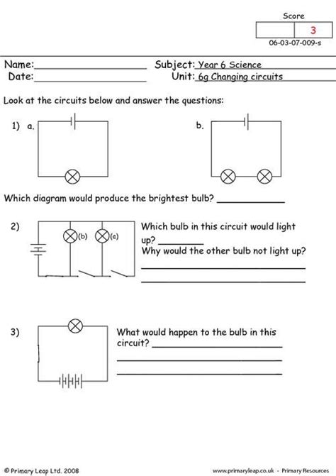 Ohms Law Worksheets