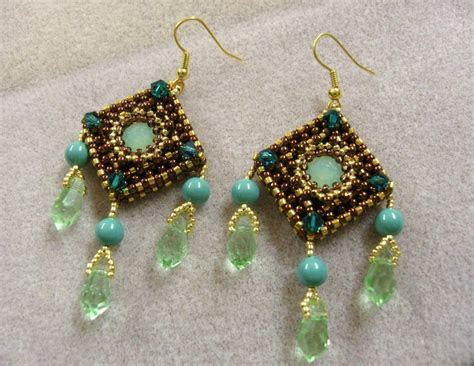 Pattern Tutorial Beaded Earrings Etsy