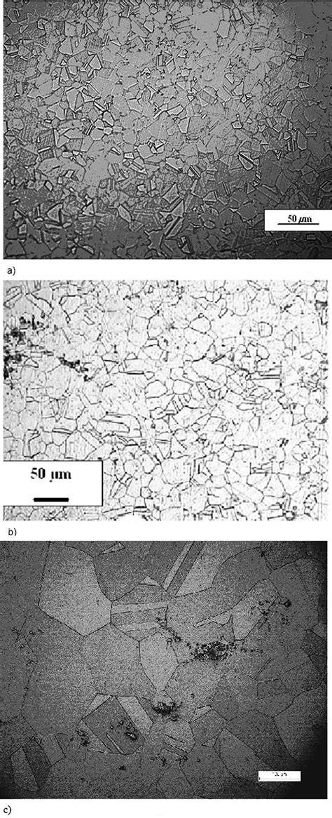 A Optical Micrograph Microstructure Of The As Received Superalloy Download Scientific