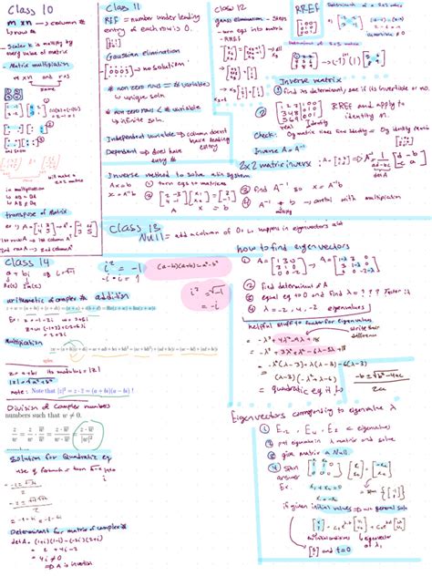 Class 10 Pdf Determinant Eigenvalues And Eigenvectors