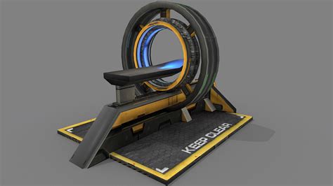 3d Model Sci Fi Body Scanner Cgtrader