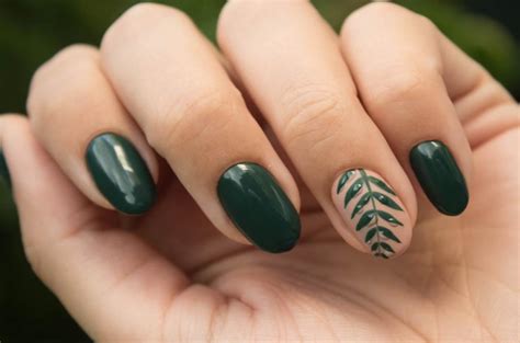 74 طرح ناخن پاییزی ساده و شیک دخترانه مینیمال ژلیش ناخن پاییزی