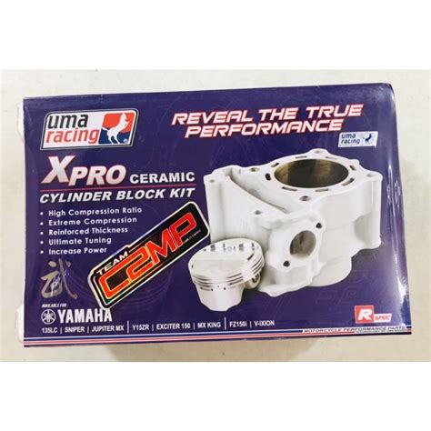 UMA Racing Cylinder Bore Block Kit Mm And Mm X Pro For Superhead For Sniper Sniper