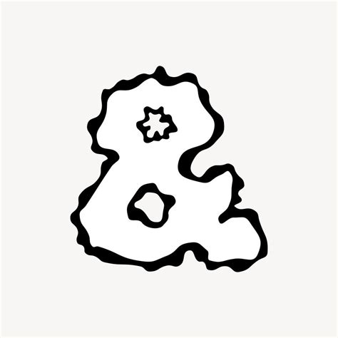 Ampersand Sign Distorted Symbol Free Photo Illustration Rawpixel