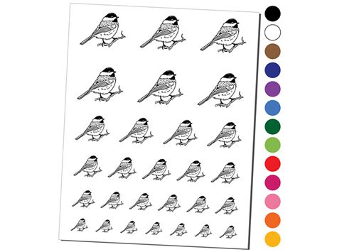 Chickadee Tattoo Drawing