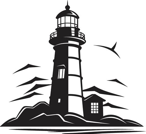 Coastal Beacon Majesty Lighthouse Maritime Guardian Tower Nautical Lighthouse 43187692 Vector