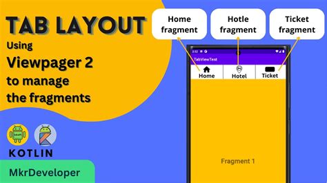 TabLayout Viewpager2 Android Studio Kotlin YouTube