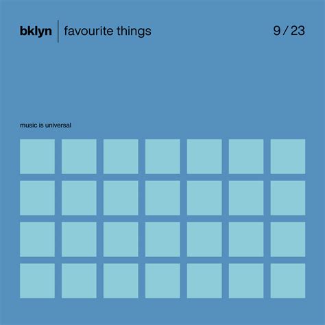 bklyn | favourite things 9.23 – bklyn music