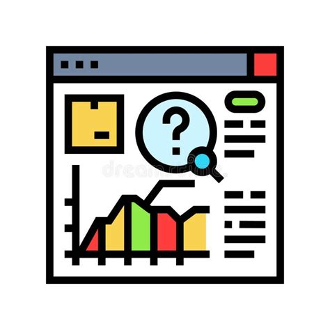 Demand Forecasting Logistic Manager Color Icon Vector Illustration