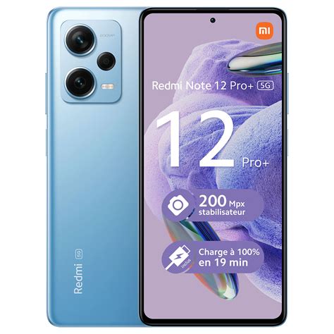 Xiaomi Redmi Note 12 Pro+ 5G Bleu (8 Go / 256 Go) - Mobile & smartphone ...