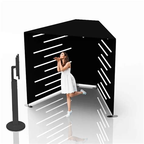 Fondo Port Til Negro GEB Para Fiesta Fotomat N Redondo Octagonal LED
