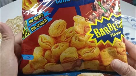 Oishi 4x Corn Snacks Barbecue Flavor Youtube