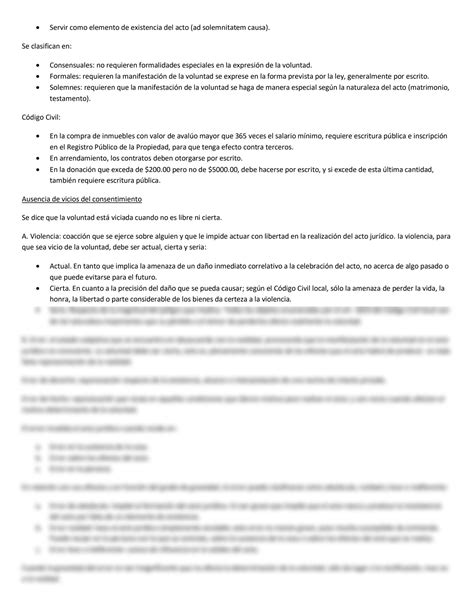 Solution Apuntes Requisitos De Validez Del Acto Jurídico Studypool