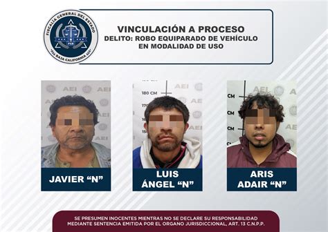 Inician Proceso Penal Tres Sujetos Señalados Por Robo Equiparado De