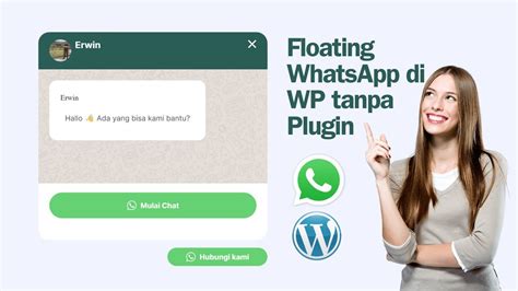 Cara Memasang Tombol Floating Whatsapp Di Wordpress Tanpa Plugin Youtube