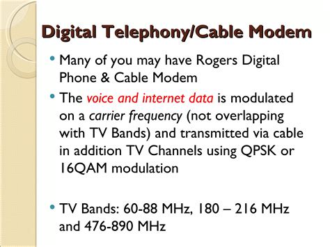 Carrier Modulation Ppt