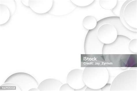 현대 추상 흰색 원 배경입니다 고급스럽고 기하학적 인 모양 질감 요소 원형에 대한 스톡 사진 및 기타 이미지 원형 패턴 0명 Istock