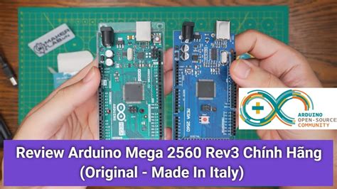 [maker Review] Arduino Mega 2560 Rev3 Chính Hãng Original Made In Italy Youtube