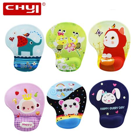 귀여운 만화 고양이벌토끼 애니메이션 마우스 패드 컴포트 손목 받침대 지원 마우스 패드 실리콘 손목 밴드 게임 마우스 패드 오버워치마우스 패드 Aliexpress