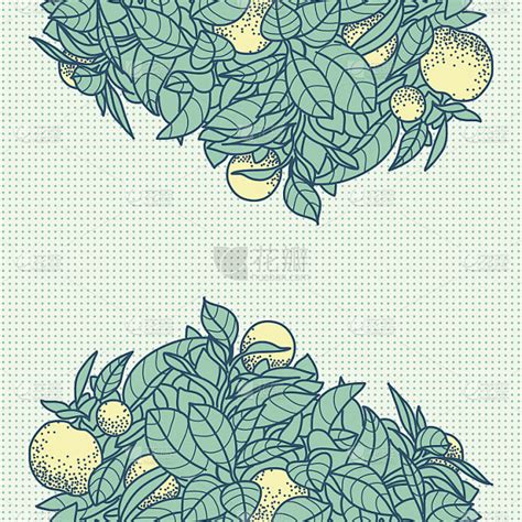 卡片上画着一棵小橘子树