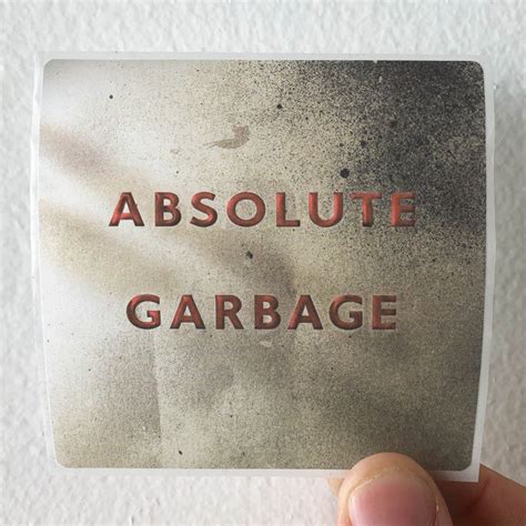Garbage Absolute Garbage Album Cover Sticker