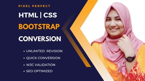 Convert Psd Figma To Html Responsive Bootstrap5 By Devtina Fiverr