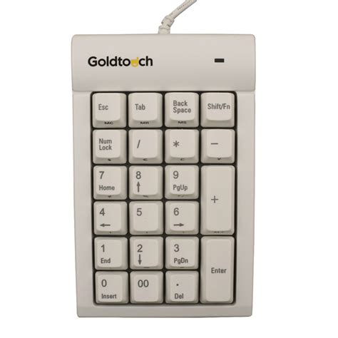 Goldtouch Numeric Keypad White Usb Osmond Ergonomics And Wellbeing