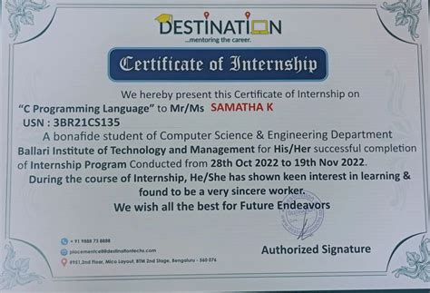Samatha Reddy On Linkedin Cprogramming Internship Learning