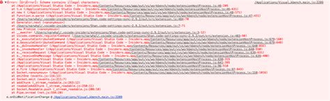 Scheme Contains Illegal Characters When Trying To Updateupload · Issue