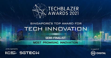 Milvik Bima On Linkedin Sgtech Imda Techblazerawards2021 Techblazerawards Innovation…