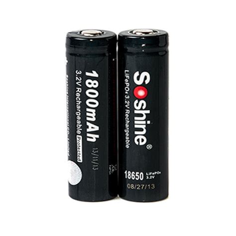 리튬인산철 18650 3.2V 1,800mAh 배터리 - SOSHINE 코리아
