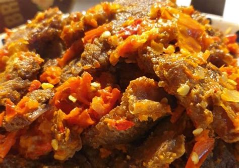 Resep Dendeng Balado Basah Oleh Zunidfood Cookpad