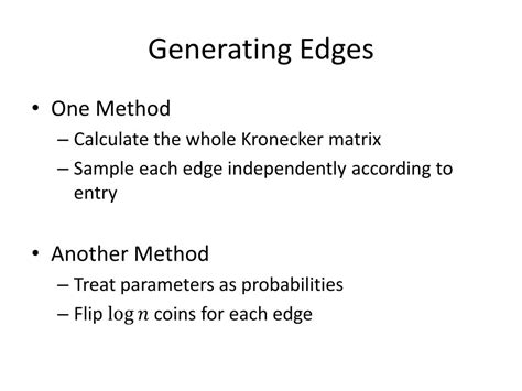 Ppt Kronecker Graphs Powerpoint Presentation Free Download Id2076259