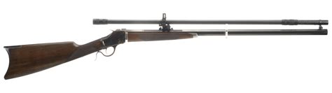Uberti Model 1885 Single Shot Rifle With Malcom Scope Rock Island Auction
