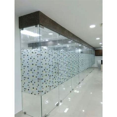 Toughened Glass Office Partition Thickness 25 Mm At ₹ 450sq Ft In
