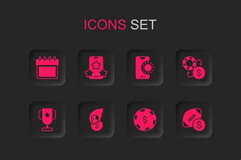 카지노 칩 온라인 스포츠 베팅 캘린더 달러가 있는 카지노 거래소 미식축구 돈 포커 트로피 컵 아이콘을 들고 손을 잡습니다 벡터 시간에 대한 스톡 벡터 아트 및 기타 이미지