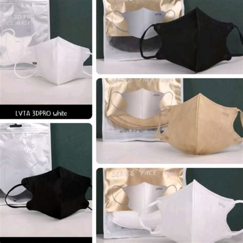 Lvta Fashion Colored Kn95 Face Mask 10pcspack With Plastic Lvta Kn95
