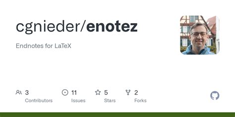Github Cgniederenotez Endnotes For Latex