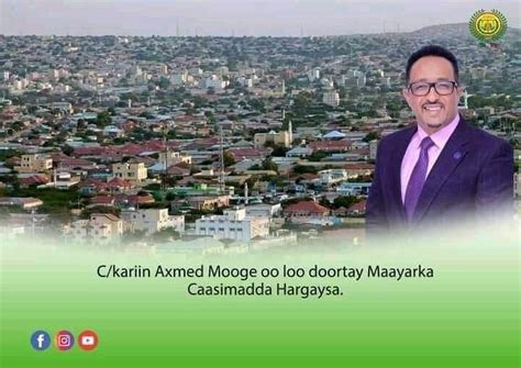 Abdikarim Ahmed Mooge Elected As The New Mayor Of Hargeisa Somali Politics Somali Forum
