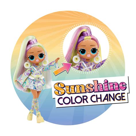 Lol Surprise Omg Sunshine Makeover Sunrise Fashion Doll With Color