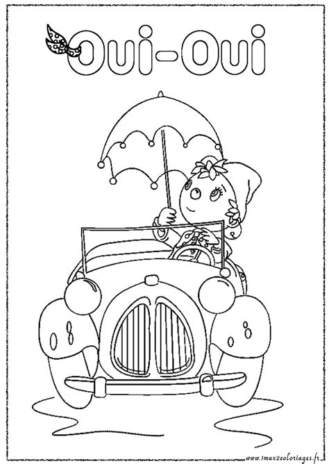 Coloriages Oui Oui Oui Oui Et Son Taxi
