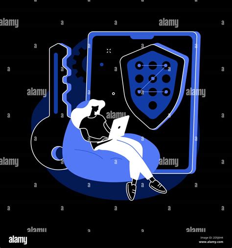 Secure Web Traffic Abstract Concept Vector Illustration Stock Vector
