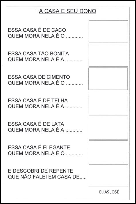 CANTINHO DA EDNA A CASA E SEU DONO TEXTO LACUNADO E GLOSSÁRIO