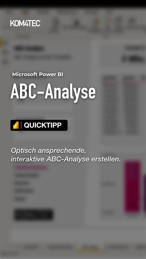 Power BI Quicktipp ABC Analyse KOM4TEC GmbH