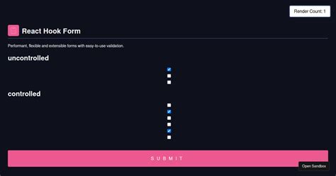 Usecontroller Checkboxes Forked Codesandbox