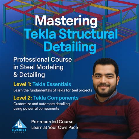 Tekla Essential And Custom Components Not Design أكاديمية الزهري للتدريب