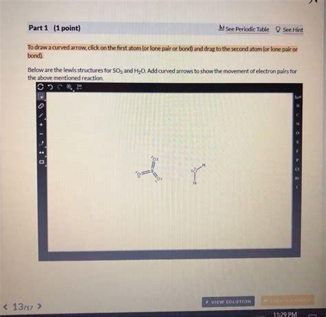 Solved Use Lewis Structure To Show How Electron Pairs Move